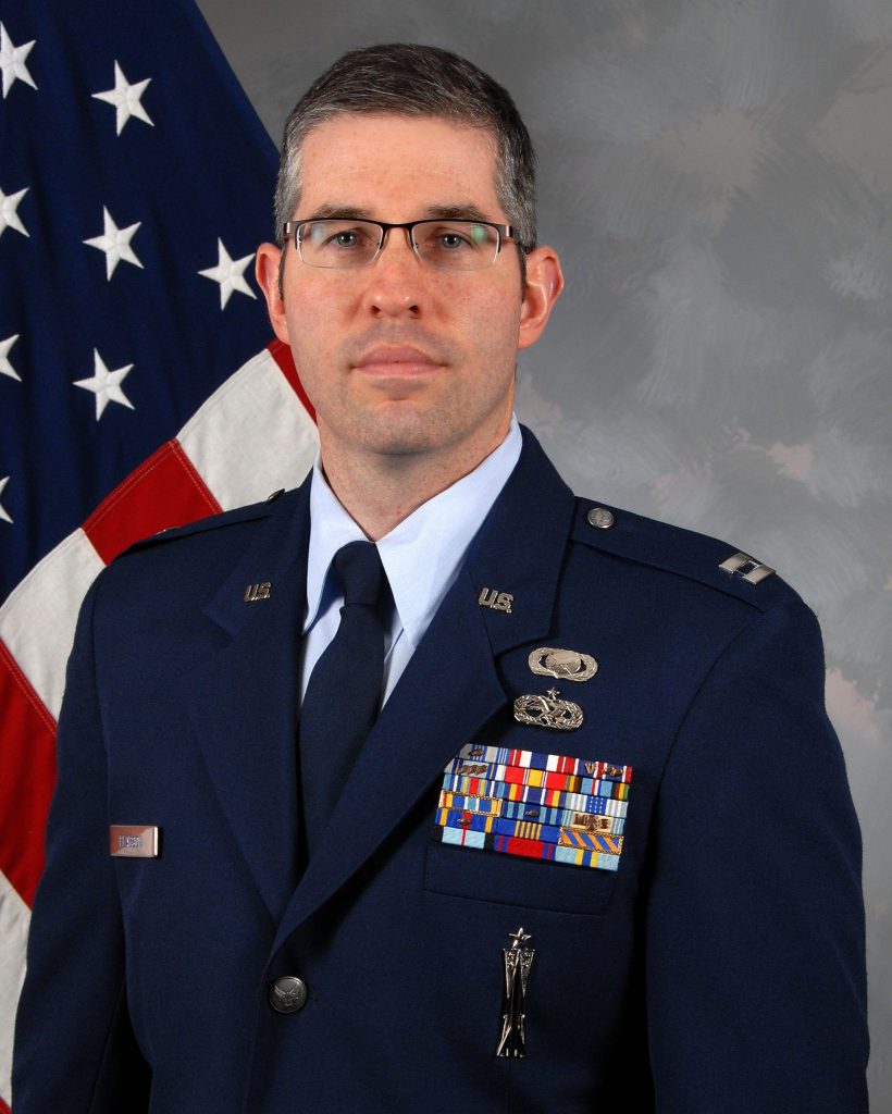 Capt S Pearson official bio pic – Air Force ROTC Det 750